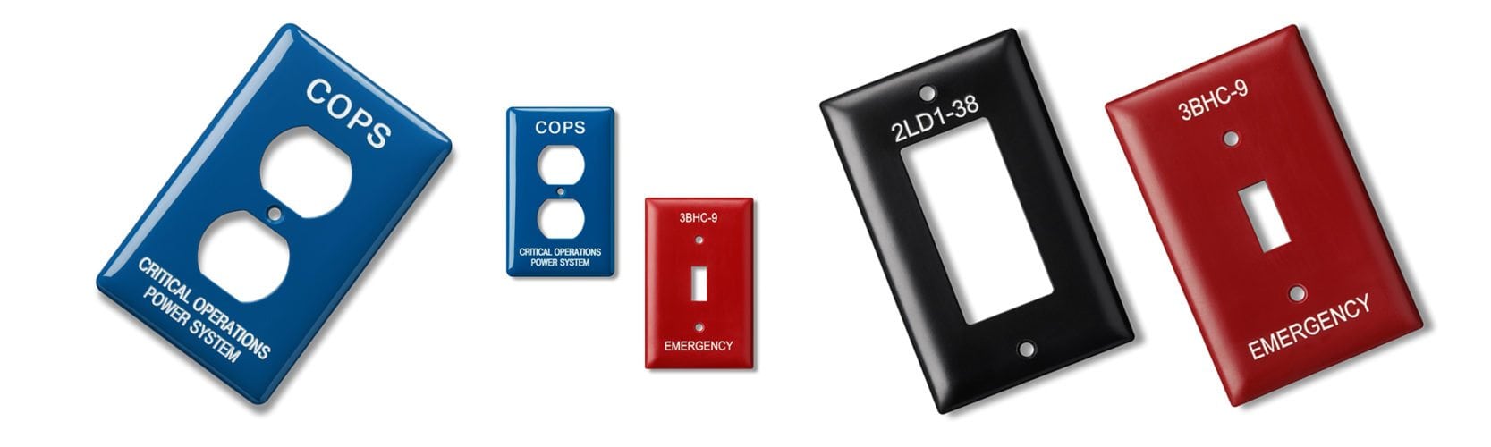 Plastic Switchplate Header - Marking Services Canada
